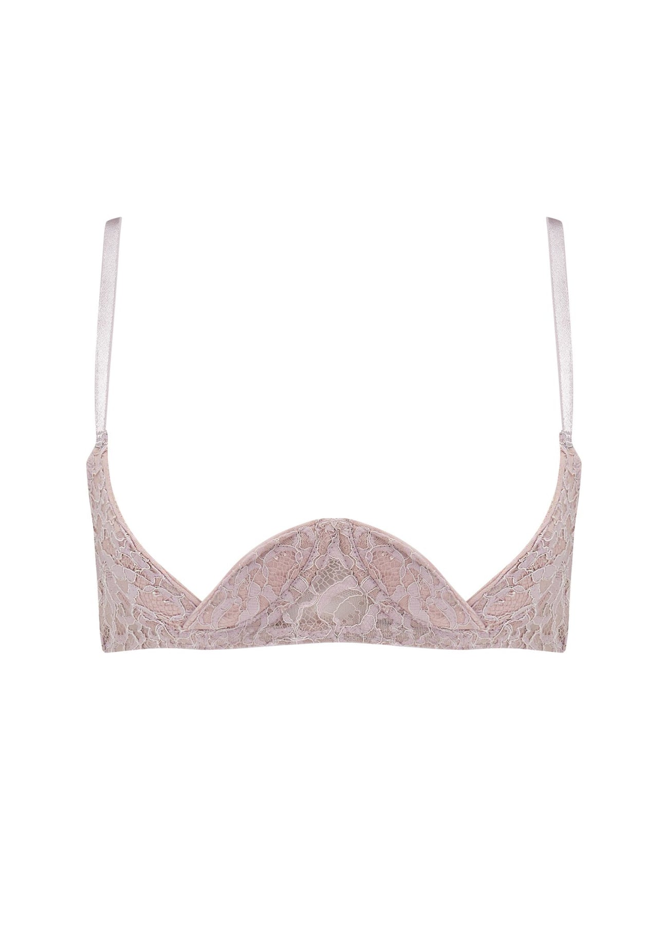 Coco de Mer Aurelia Quater Cup Bra (Blush) | Avec Amour Lingerie