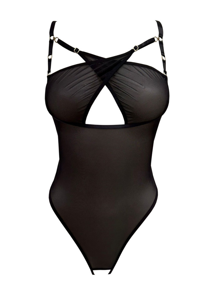See-Through Bodysuits, Lace Bodysuits, Mesh Lingerie, Basques – Avec ...