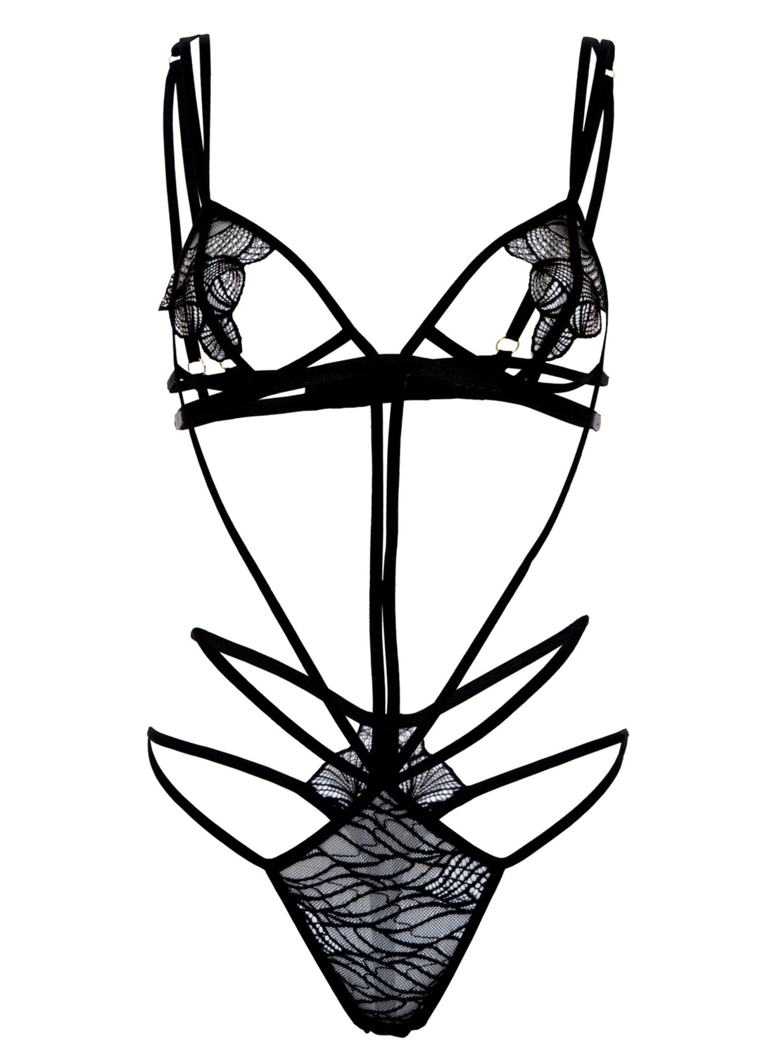 See-Through Bodysuits, Lace Bodysuits, Mesh Lingerie, Basques – Avec ...