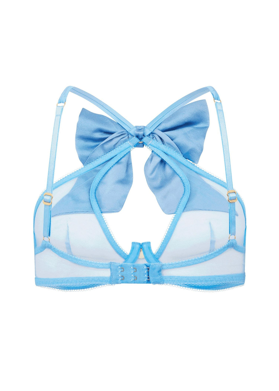 Agent Provocateur Oriana High Neck Underwired Bra (Baby Blue) – Avec ...