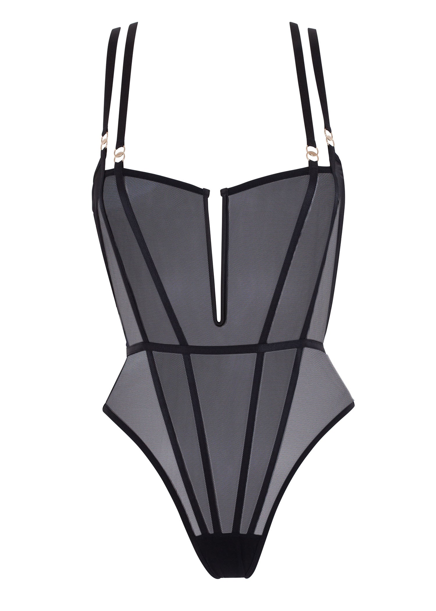 See-Through Bodysuits, Lace Bodysuits, Mesh Lingerie, Basques – Page 2 ...