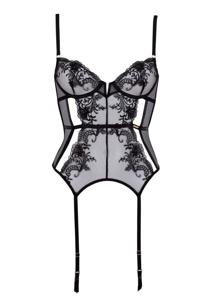 Bluebella Marseille Wired Basque - Mesh Lingerie - Avec Amour Lingerie