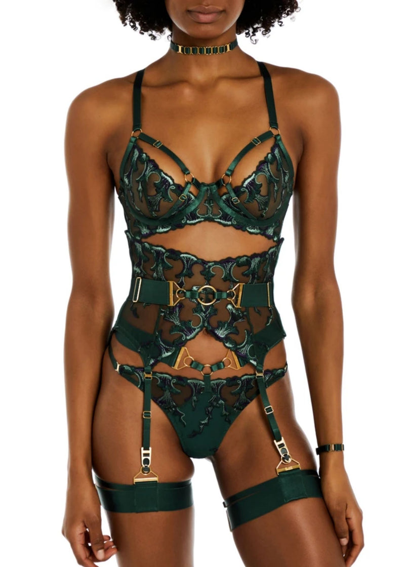 Bordelle Aurea Cupless Basque Eden Avec Amour Luxury Lingerie