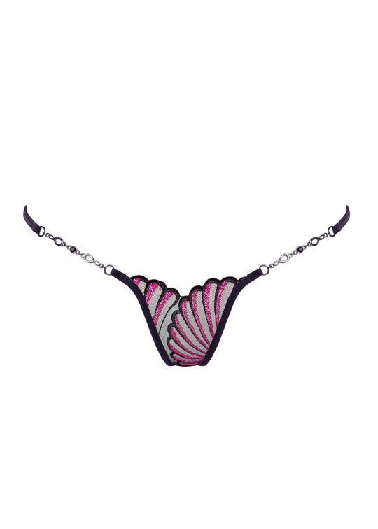 Lucky Cheeks Burlesque Black Luxury Mini G-String - Sexy Lingerie ...